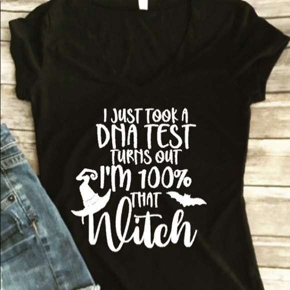 Tops | Womens New Vneck Shirt Im 10 That Witch Funny | Poshmark